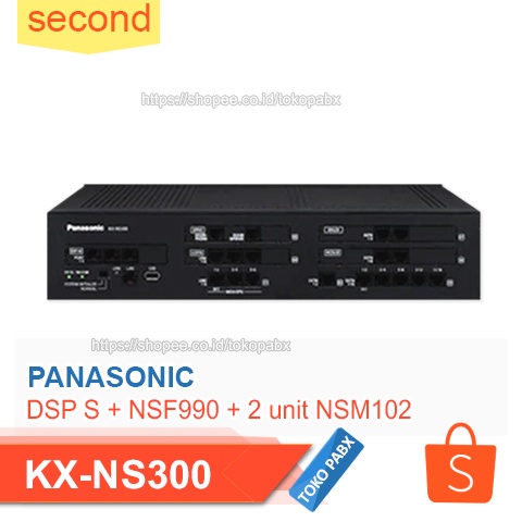 Jual IP PBX Panasonic Pabx KX-NS300 SECOND + DSP-S + NSF990 + 2 Unit NSM102 | Shopee Indonesia