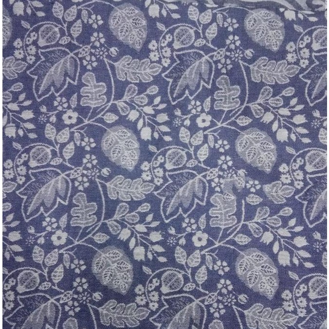 Jual Kain Jacquard Jeans/Denim Motif Batik_SG1092 | Shopee Indonesia