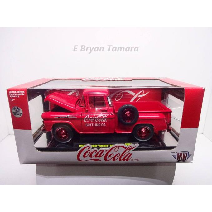 Jual Monggo] M2 Chase Truck 1:24 1958 Chevrolet Apache Stepside Rw01 ...