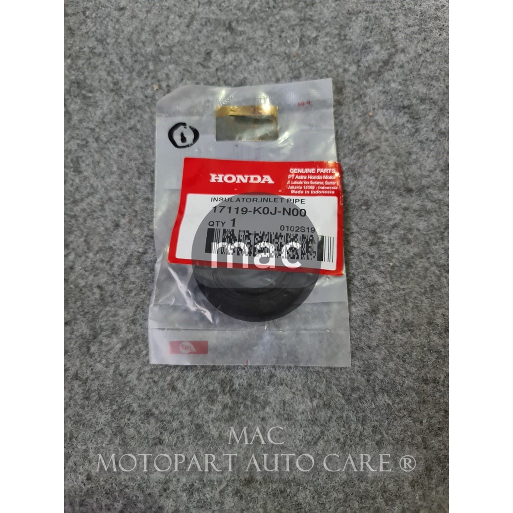 Jual INSULATOR INLET PIPE GENIO BEAT LED ORI AHM 17119-K0J-N00 | Shopee ...