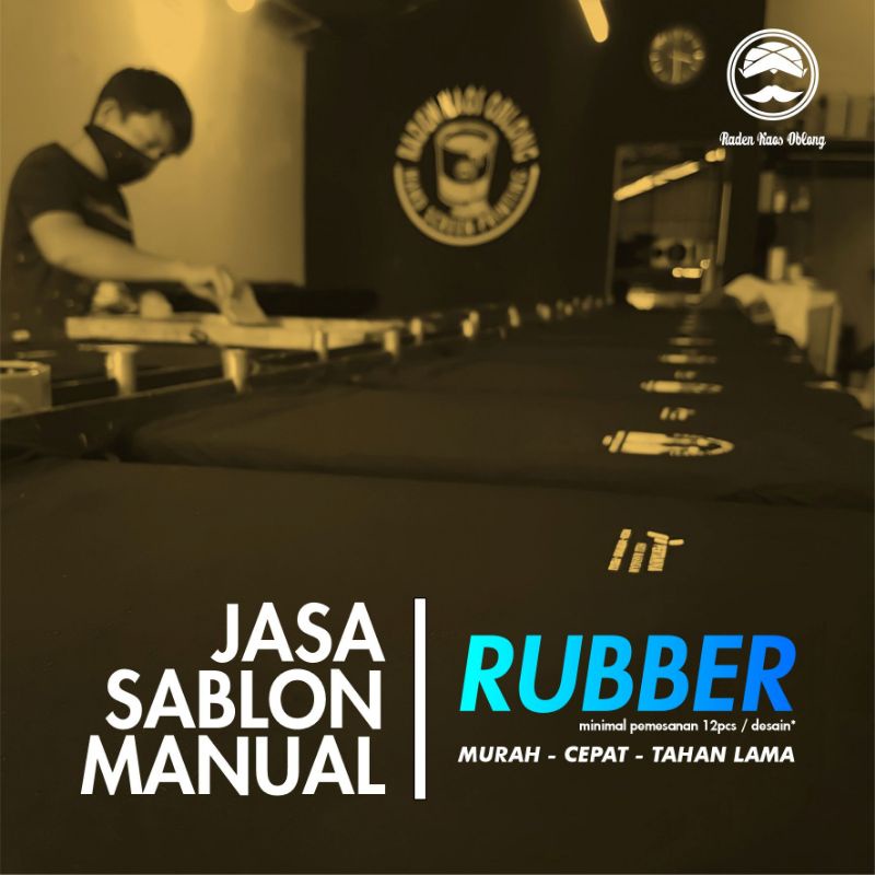 Jual Jasa Sablon Rubber / Sablon Kaos / Sablon Manual / Murah ...
