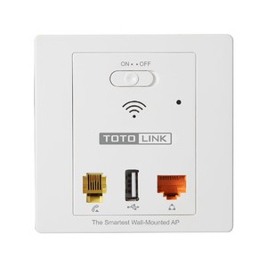 Jual TOTOLINK In Wall Wireless Access Point (Wall Plate) 300Mbps - WA300 | Shopee Indonesia