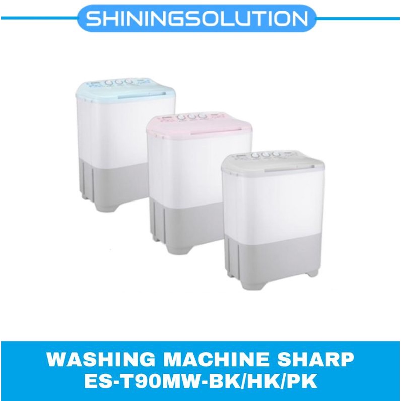 Jual MESIN CUCI SHARP ES-T90MW-BK/HK/PK | Shopee Indonesia