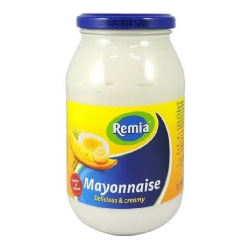 Jual Remia Mayonnaise 500 ml / botol kaca / Remia MAYONNAISE white ...