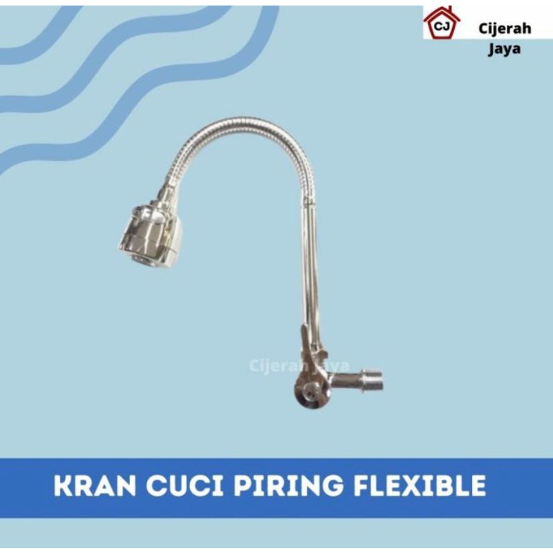 Jual Kran Cuci Piring Flexibel Kepala Besar / Keran Dapur / Kran BCP ...