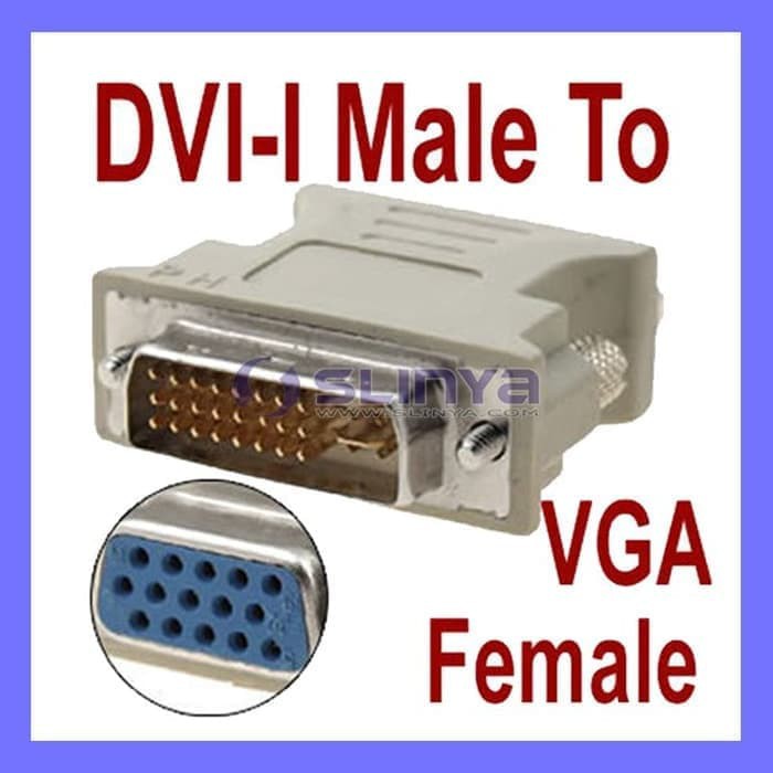 Jual Converter DVI 24+5Male to VGA Female / Gander Dvi 24+5 to Vga ...