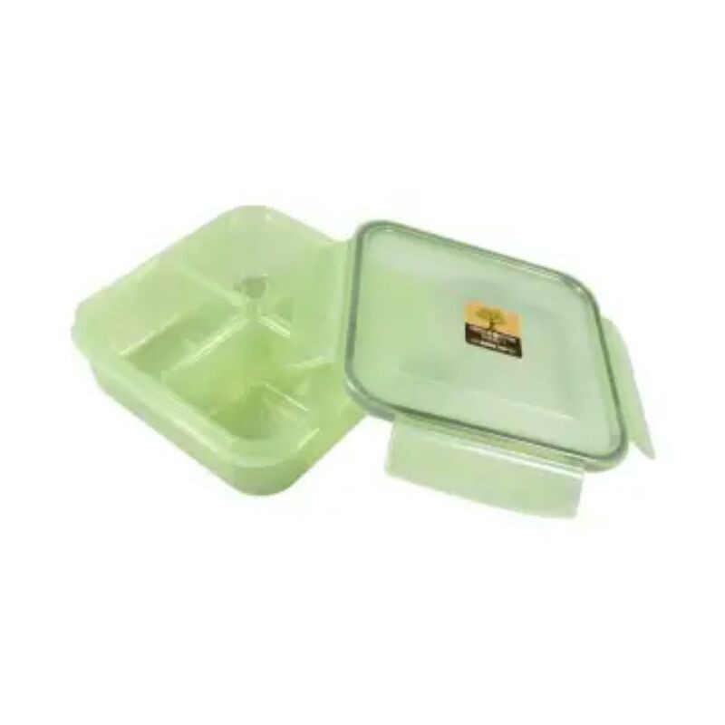 Jual wadah makanan 700 ml bioplastic komax dengan tray / lunch box ...