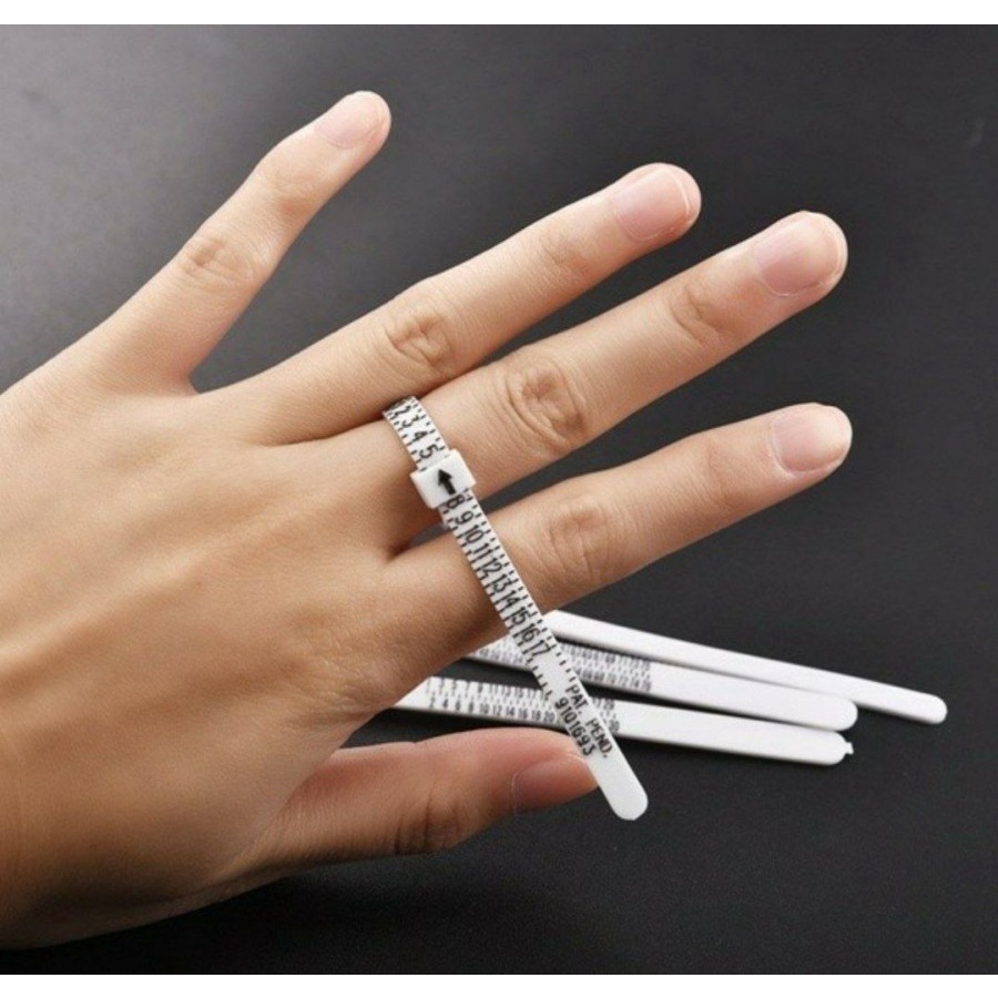 Jual Finger Meter ukur lingkar jari - Meteran Pengukur lingkar jari ...