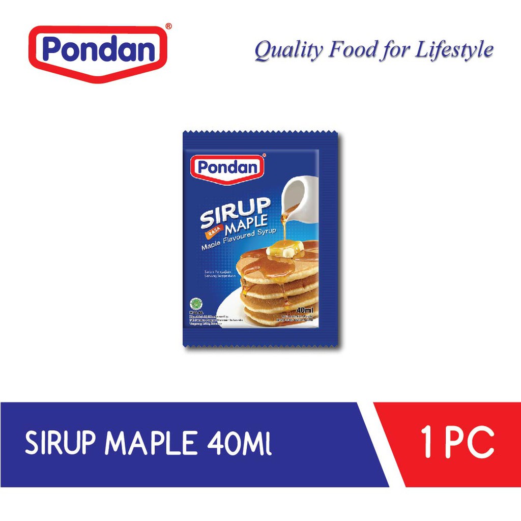 Jual Pondan Sirup Maple 40ml | Shopee Indonesia