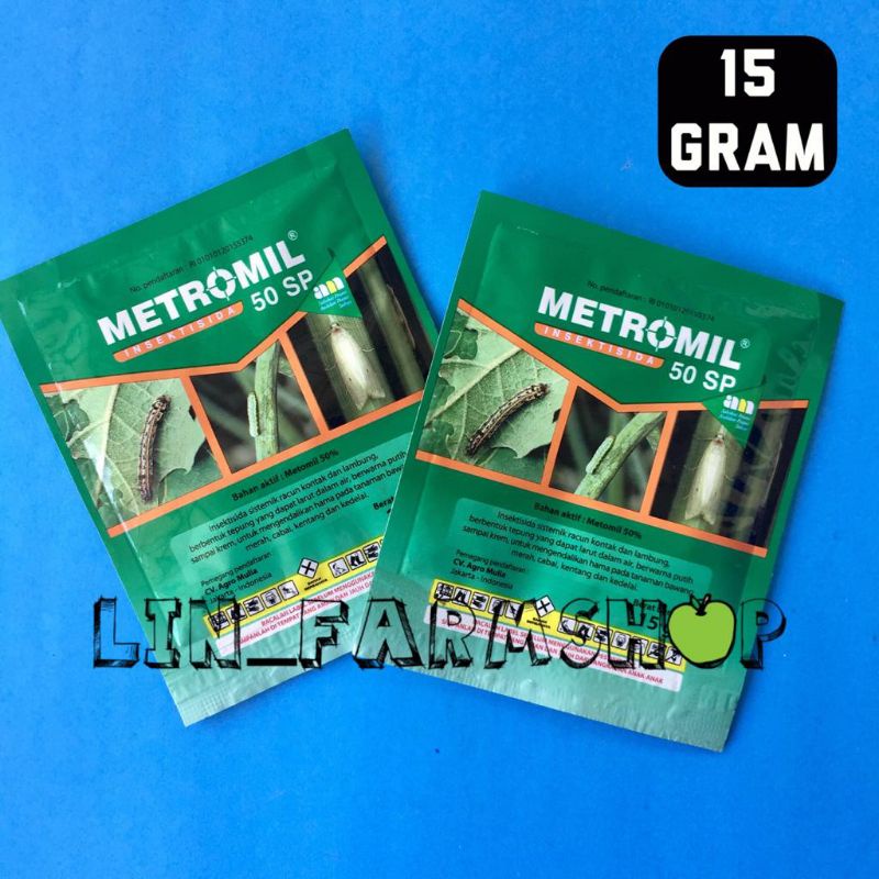 Jual METROMIL 50 SP 15 GRAM INSEKTISIDA ( Metomil 50% ) | Shopee Indonesia