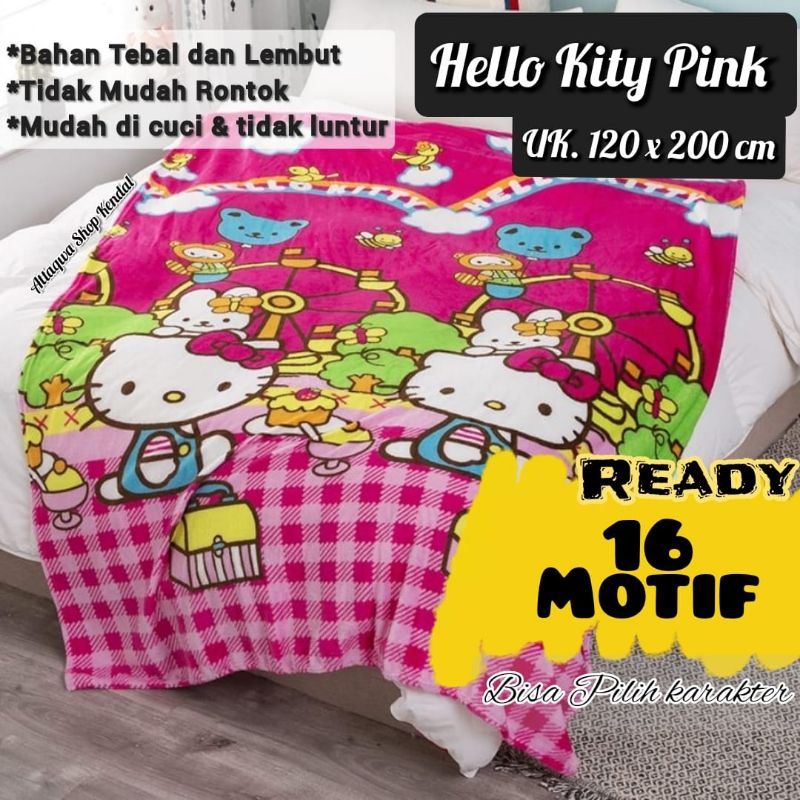 Jual Selimut Bulu Motif Selimut Karakter Anak Lembut Tebal Murah dan ...