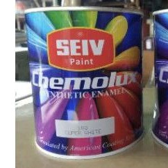 Jual Cat Seiv Chemolux Warna Super White / Seiv Warna Super White / Cat ...