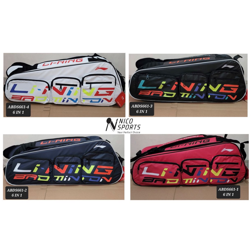Jual Tas Badminton Lining ABDS661 - Original | Shopee Indonesia