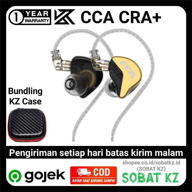 Jual CCA CRA+ CCA CRA Plus In Ear Monitor Earphone Gaming alt KZ ZSN ...