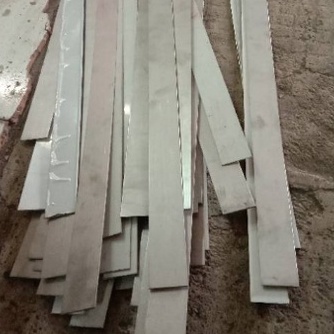 Jual LIST PLAT STRIP MIRROR STAINLESS STEEL 201 20mmX305CMxT 3mm ...