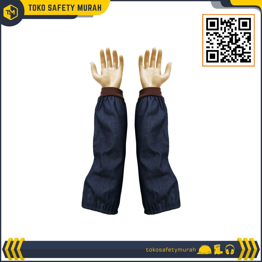 Jual Apron Las Pelindung Tangan Lengan Manset Jeans Welding Sleeves ...