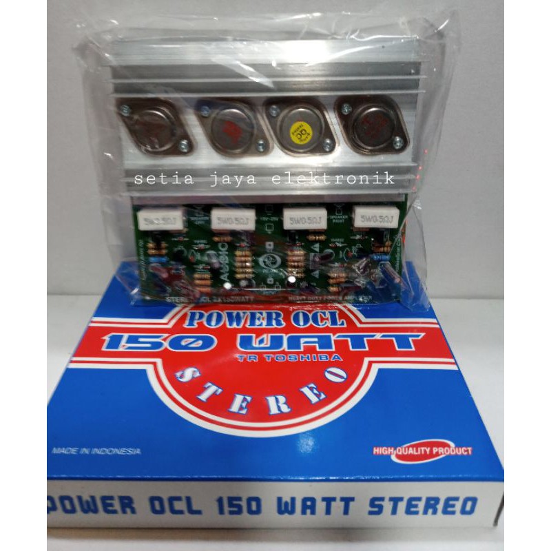 Jual kit power amplifier ocl 2x150wat setereo jengkol | Shopee Indonesia