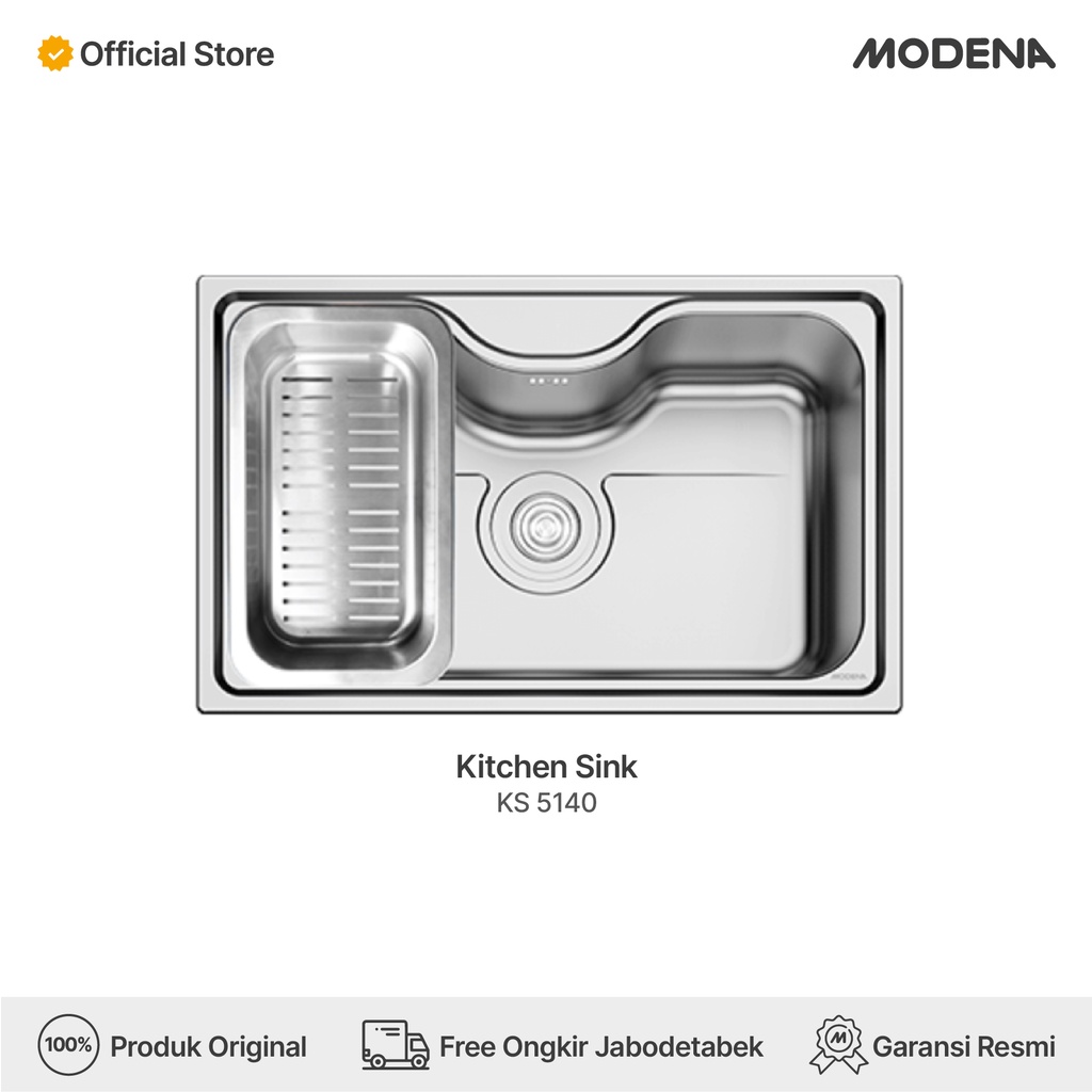Jual MODENA KItchen Sink - KS 5140 | Shopee Indonesia