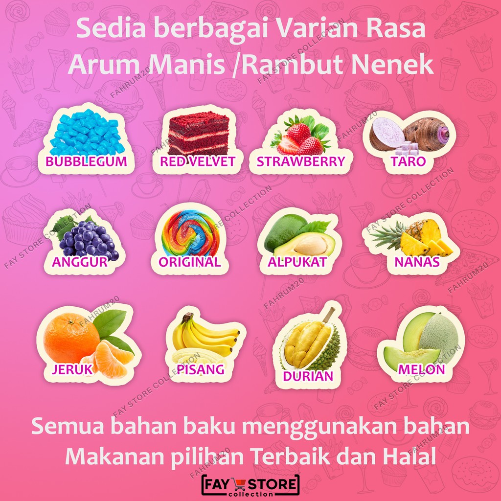 Jual Rambut Nenek Arum Manis 1kg Arumanis Aromanis Gulali Arbanat ...