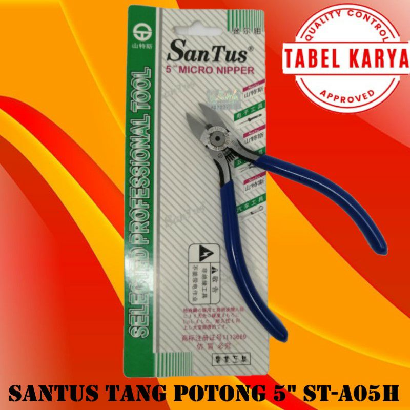 Jual TANG POTONG 5 INCH MICRO NIPPER SANTUS ST-A05H | Shopee Indonesia