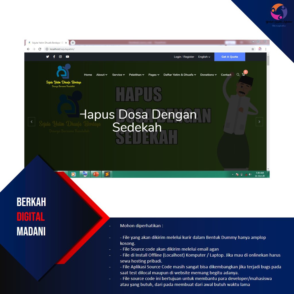 Jual SOURCE CODE WEBSITE UNTUK PERUSAHAAN | MULTI FUNGSI PLUS CMS ADMIN ...