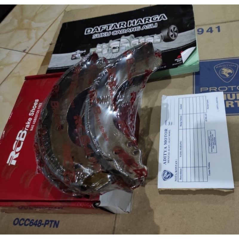 Jual kampas rem belakang brake shoe Mitsubishi xpander th 2017-2021 set 4pc | Shopee Indonesia