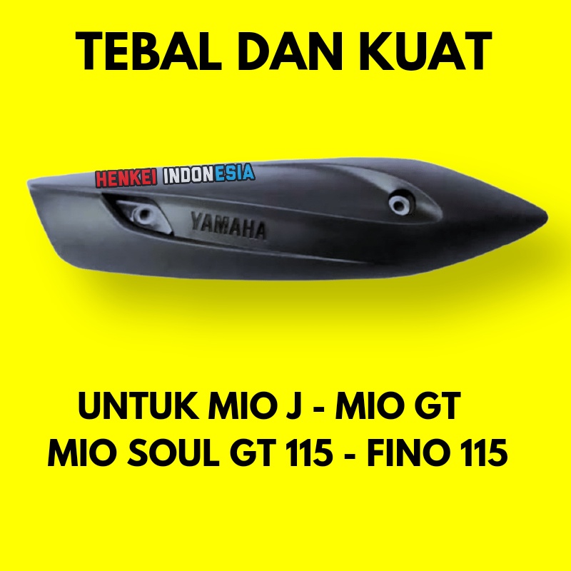 Jual Tutup Knalpot Mio J - Cover Tameng Knalpot Mio J - Mio GT - Mio ...