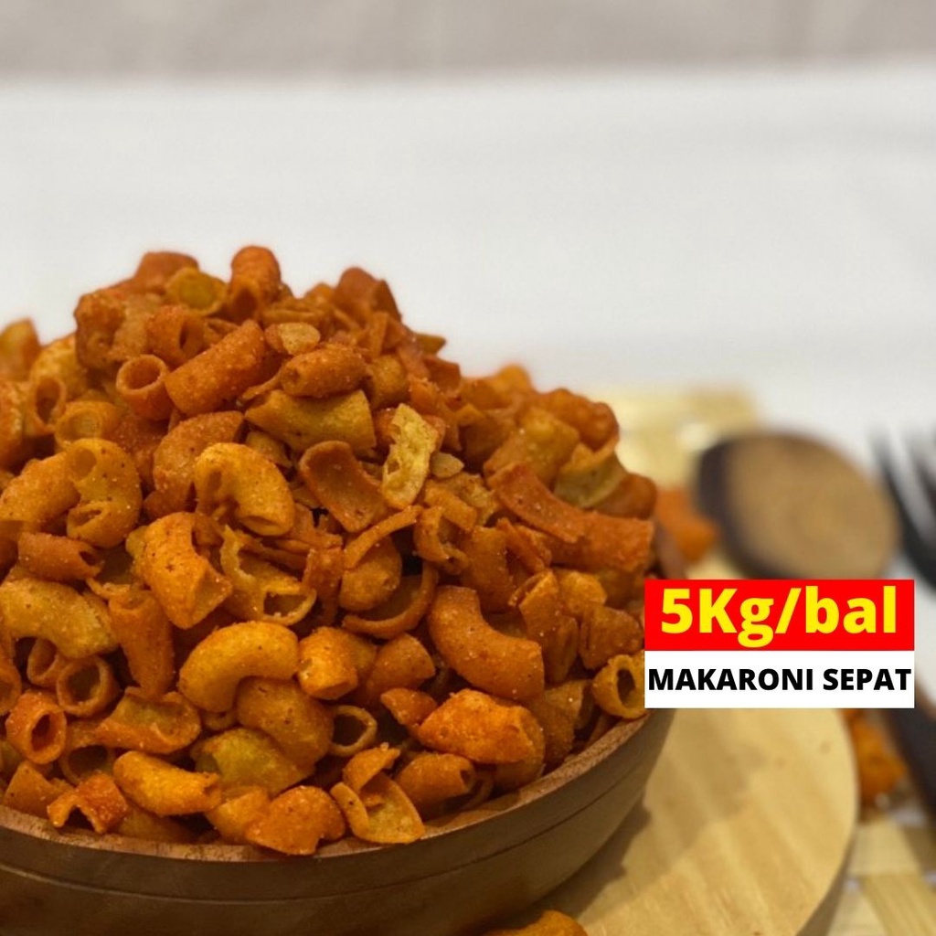 Jual Makaroni Makroni Sepat Pedas Balado Cemilan Murah per-bal 5Kg ...
