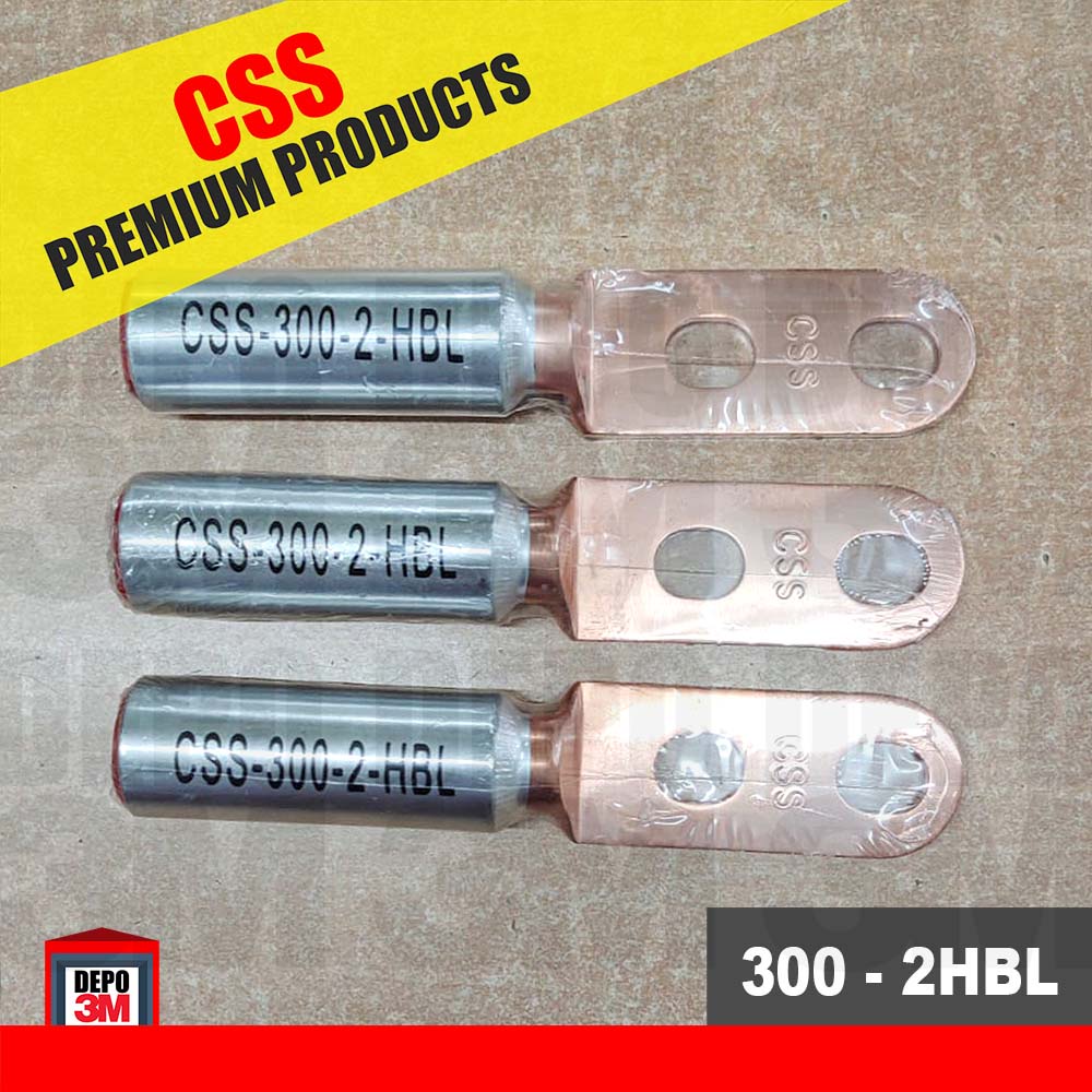 Jual Cable Lug | Skun Kabel Bimetal CSS AL/CU 300mm 2 Lubang | Shopee ...
