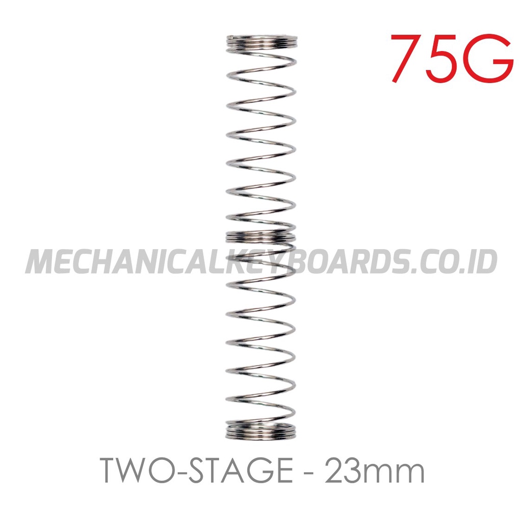 Jual MKID Two-Stage MX Stainless Steel Springs 75g (23mm) | Shopee Indonesia