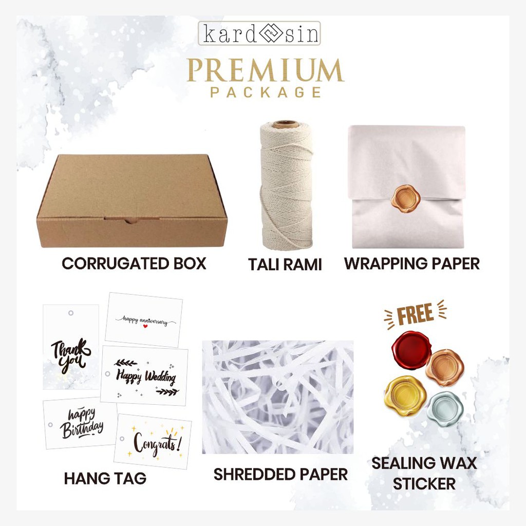 Jual [PUTIH] PREMIUM PACKAGE PAKET PACKAGING LENGKAP AESTHETIC VINTAGE ...