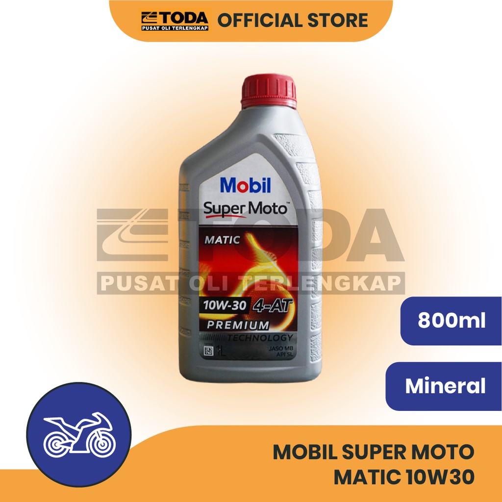 Jual Oli Motor matic - MOBIL SUPER MOTO MATIC 10W30 800ml - Oli Mesin ...