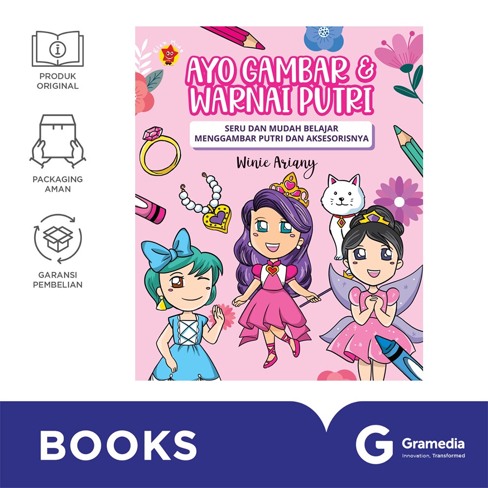 Jual Ayo Gambar dan Warnai Putri | Shopee Indonesia