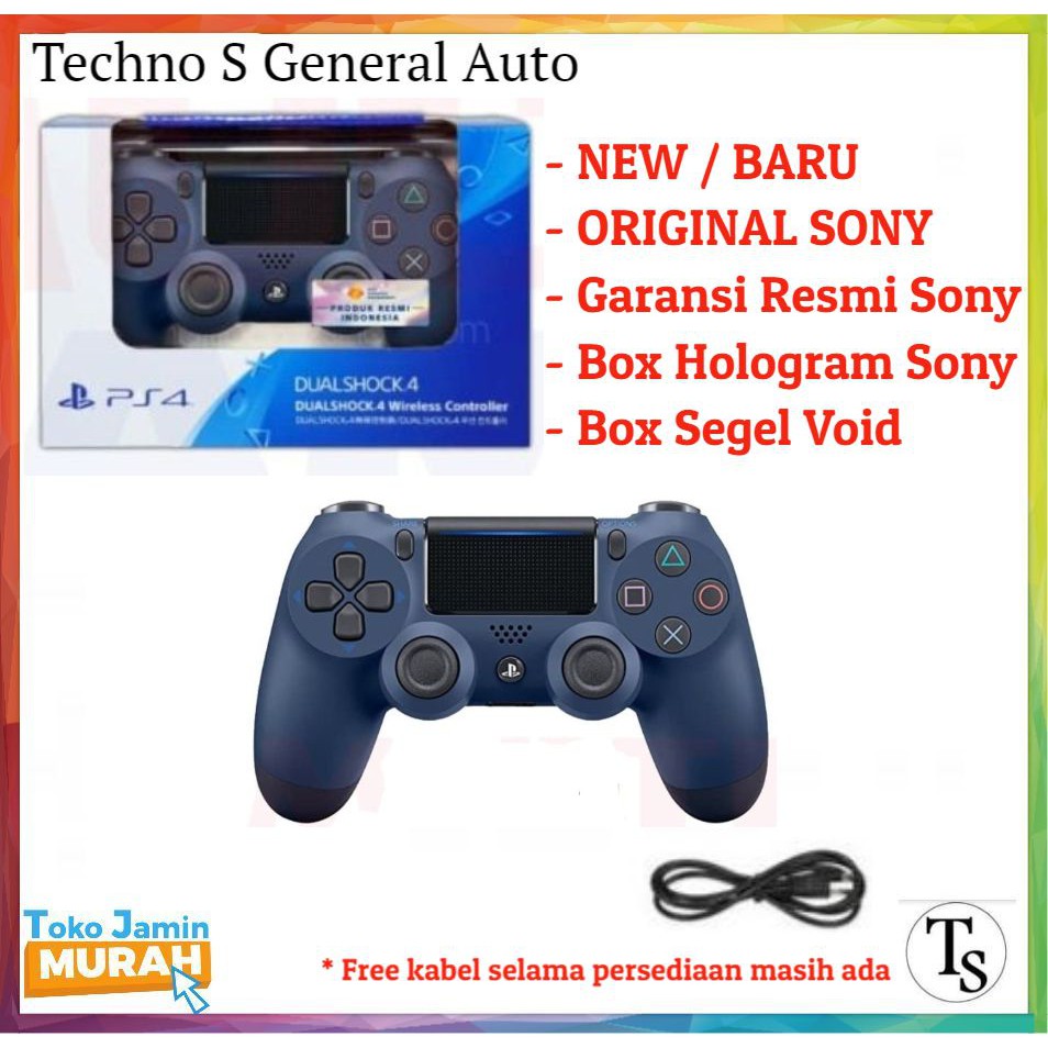 Jual Stik PS4 Biru / Stick PS4 Army / Gamepad PS4 Gold / Controller PS4 ...