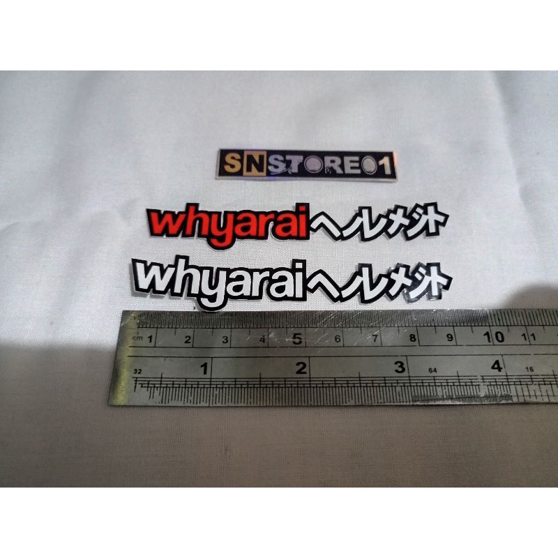 Jual stiker why arai tulisan | Shopee Indonesia