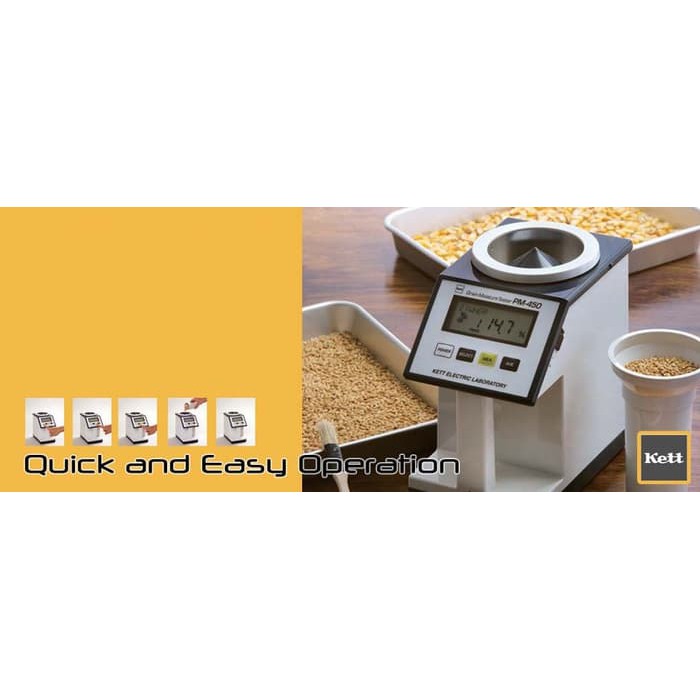 Jual KETT PM-450 (Version 4501) Grain Moisture Meter made in Jepang | Shopee Indonesia