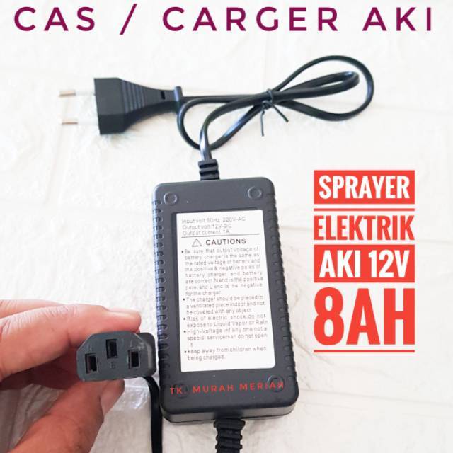 Jual Cas Sprayer / Cas Aki / Cas Tangki Semprot / Charger Aki / Charger Tangki Semprot / Charger ...