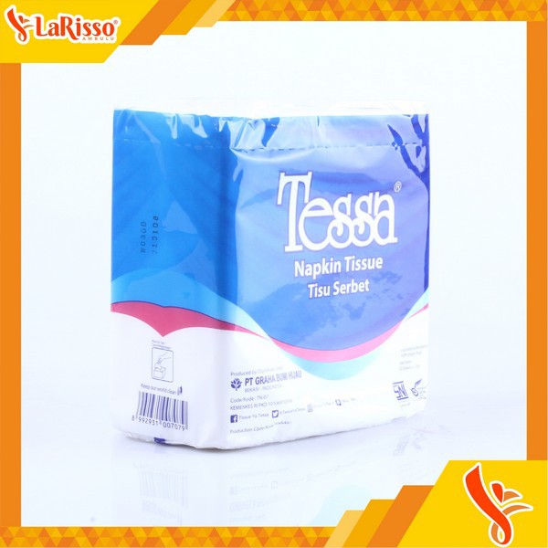 Jual TESSA NAPKIN TISSUE KODE TN-06/07 50SHEETS(1PLY) | Shopee Indonesia