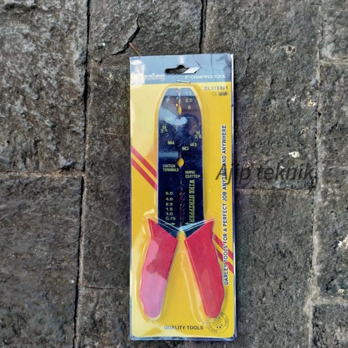 Jual Tang Krimping Skun Kabel 9" inchi Plier Crimping Wire Stripper ...