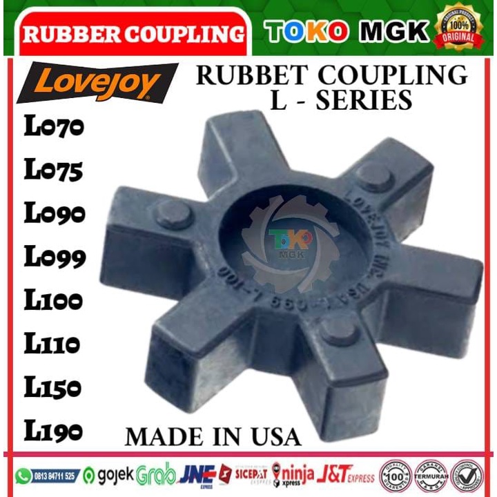 Jual LOVE JOY L075 JAW COUPLING RUBBER/ELEMENT ONLY - MADE IN USA | Shopee Indonesia