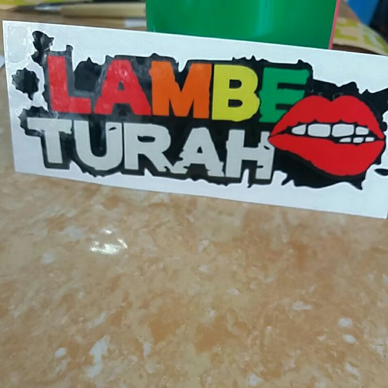 Jual stiker cuting lambe turah | Shopee Indonesia