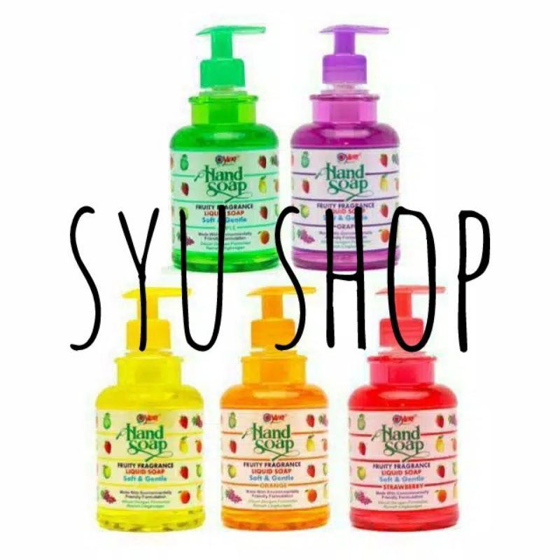 Jual yuri hand soap botol 410 ml sabun cuci tangan liquid cair pump ...