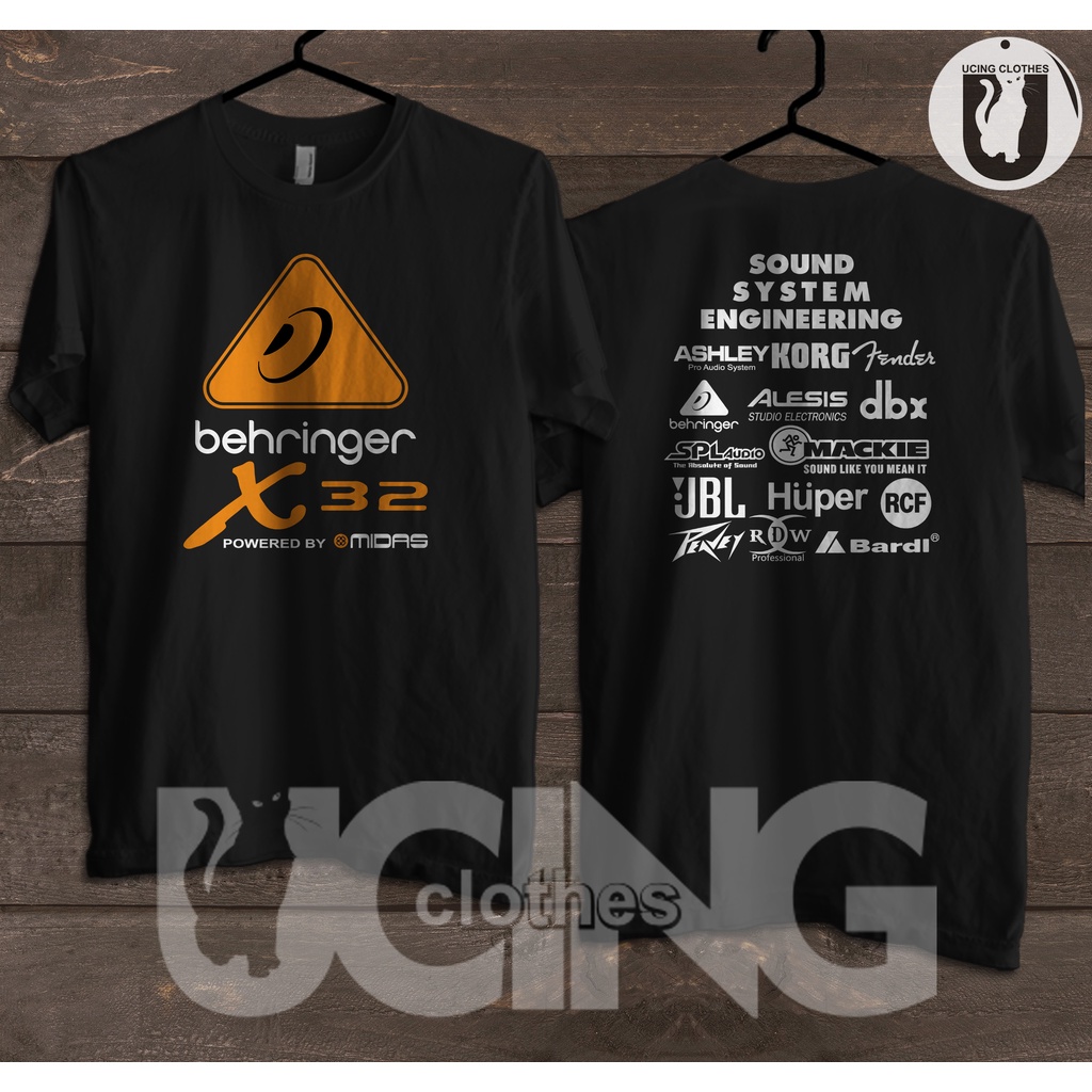 Jual Kaos Baju Audio Behringer X32 Full Audio Operator Sound System ...