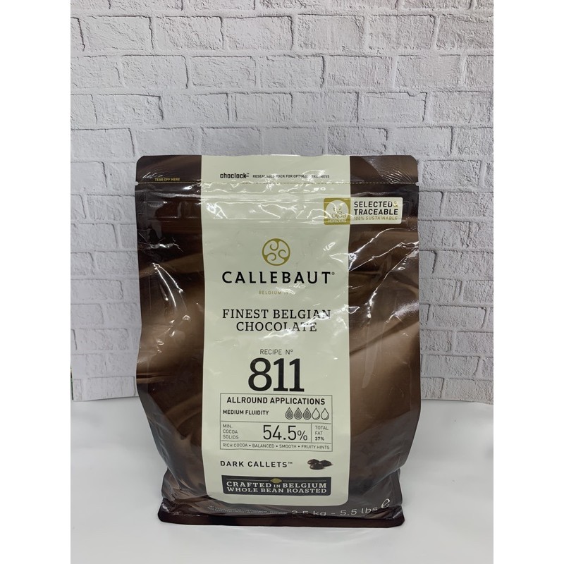 Jual Callebaut Dark Choco 811 54% Repackage | Shopee Indonesia