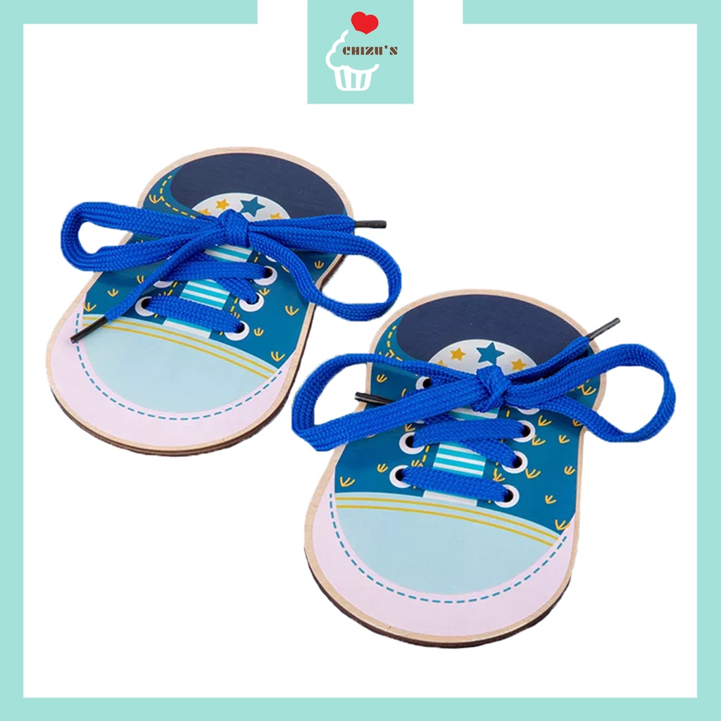 Jual Mainan Menjahit Mengikat Tali Sepatu | Lacing Toy Meronce ...