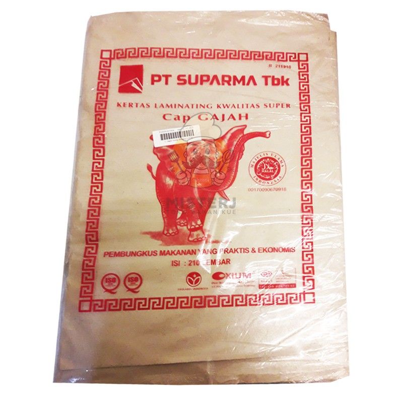 Jual KERTAS BUNGKUS COKLAT MAKANAN CAP GAJAH MERAH | Shopee Indonesia