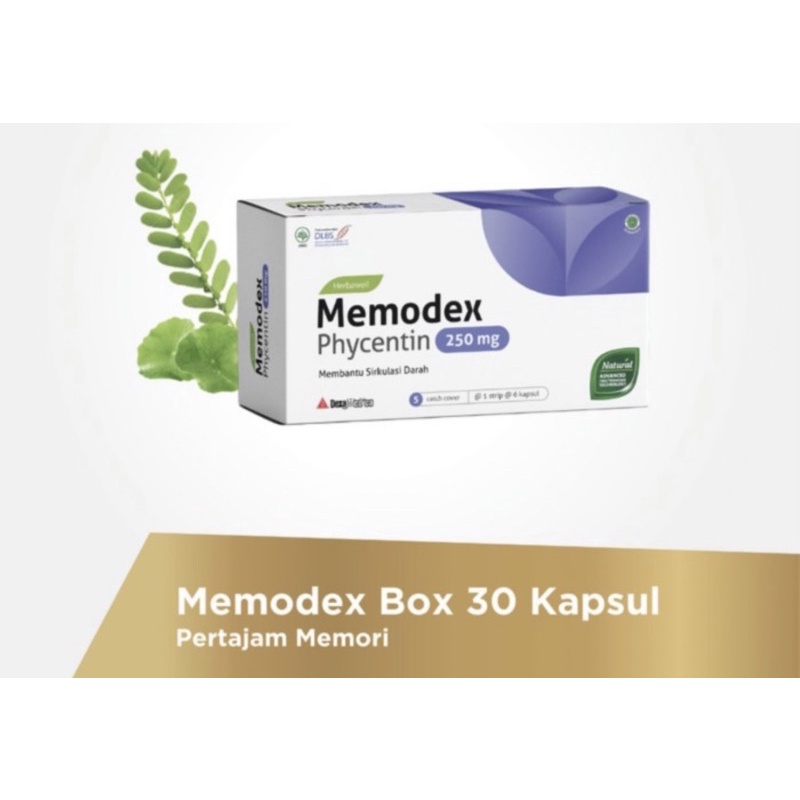 Jual Memodex box 30 kapsul ( memperbaiki sirkulasi darah fungsi otak ...