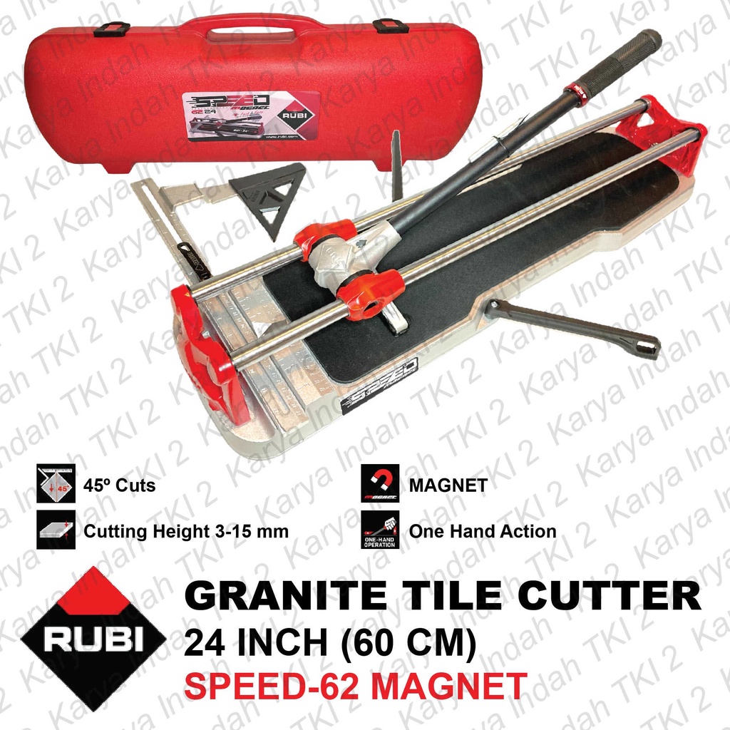 Jual Granite Tile Cutter RUBI Speed 62 Magnet 24" Alat Potong Manual ...
