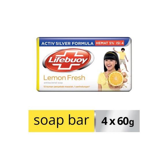 Jual Lifebuoy Sabun Mandi 4X60g | Shopee Indonesia