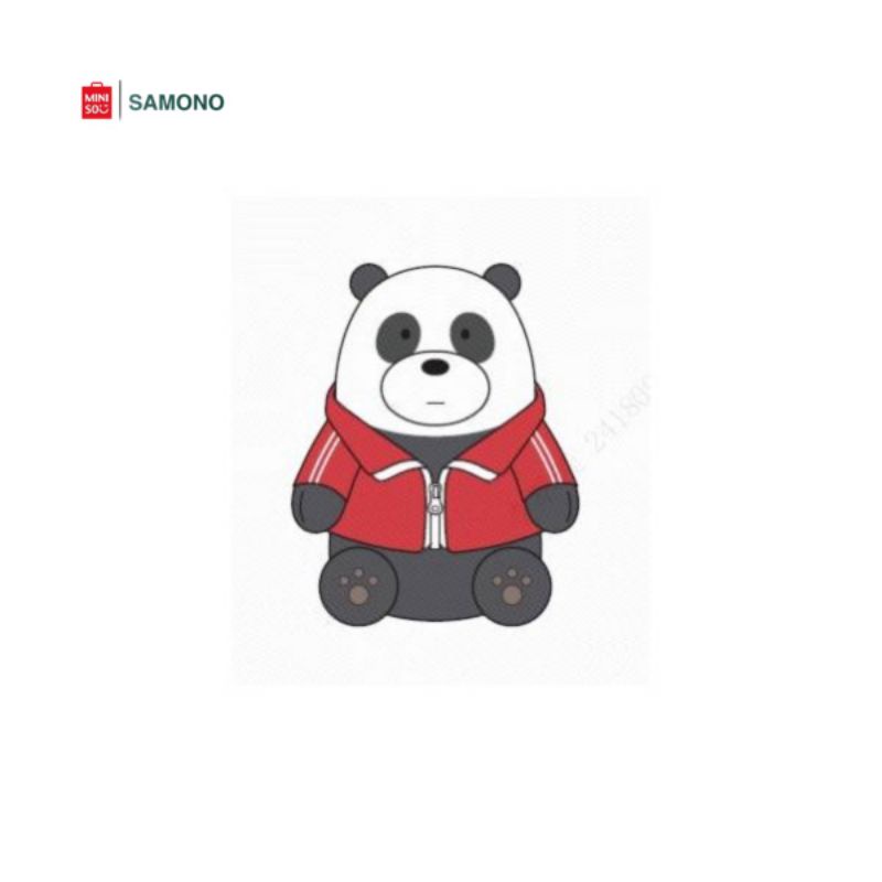 Jual MINISO WE BARE BEARS COLLECTION SPORTSWEAR PLUSH TOY ( PANDA ...